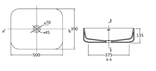 BRAVAT C22250W - Counter-top Wash Basin – Yuubath